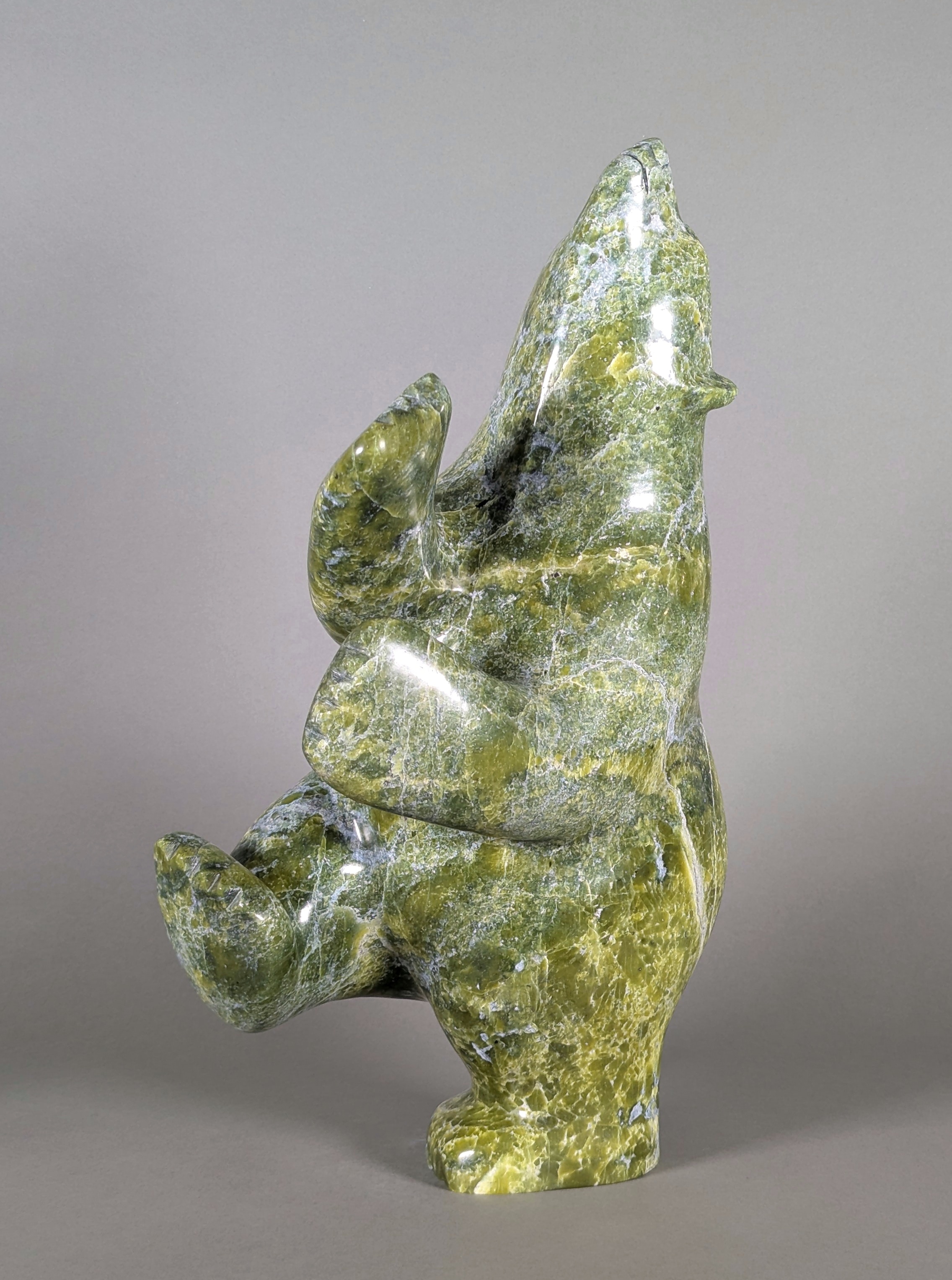 Ours dansant - Etidloie (Etulu) Adla - Galerie Art Inuit Brousseau